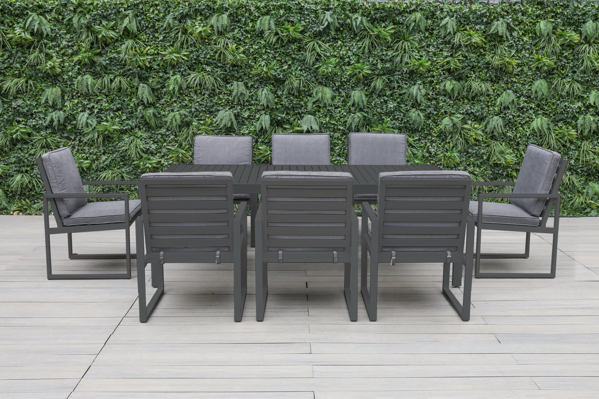 Manly Aluminium Outdoor Dining Table — White | FurnitureOkay®